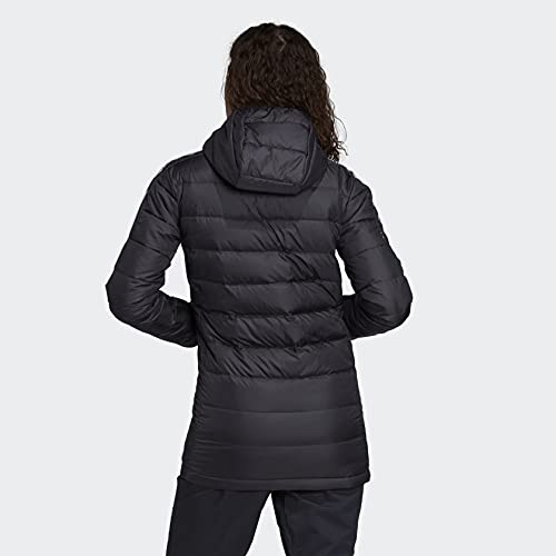 adidas Female Essentials Down Parka, Black,XL
