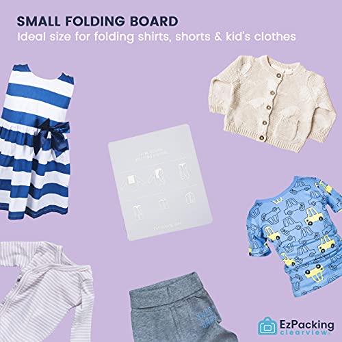 Laundry Folding Boards for Clothing & Garments Set of 3 / For Adults & Kids/Perfect for T-Shirts, Dress Shirts & Sweaters/Folding Helper Tool in Small, Medium & Large/For Travel, Home or Retail