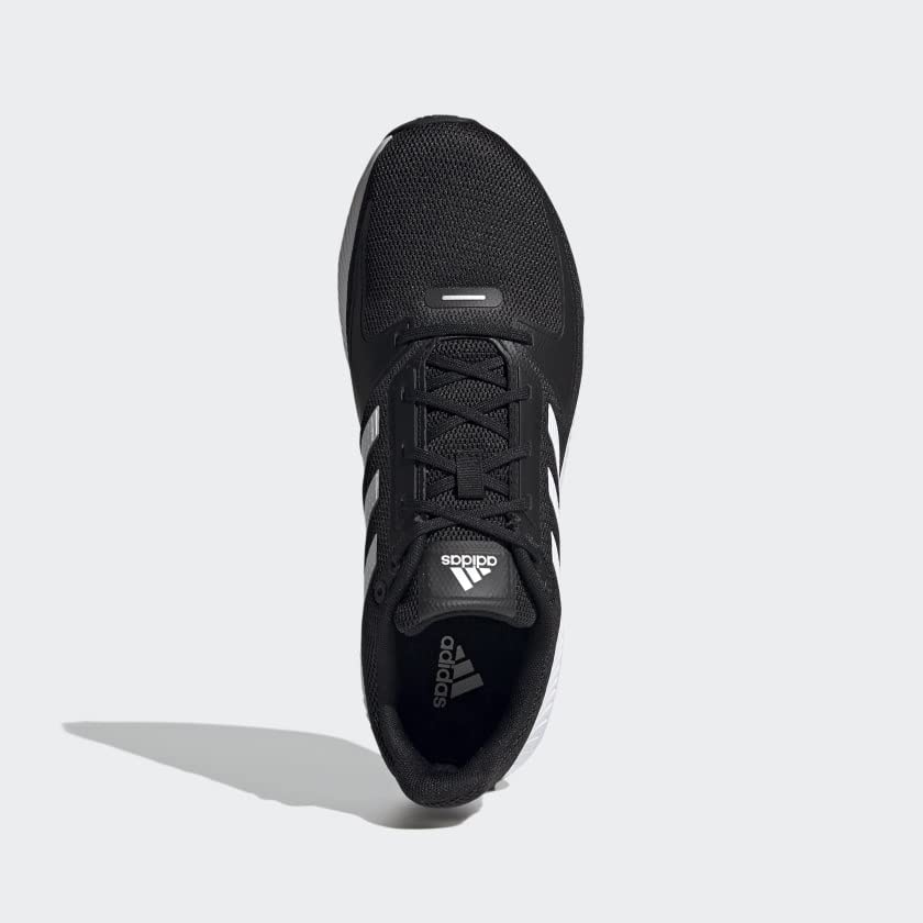 adidas Men's Runfalcon 2.0 Running Shoe, Black/White/Grey, 11