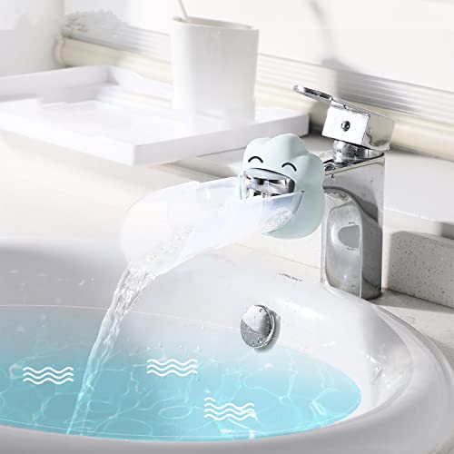 Amoretti Sonnet Kids Sink Faucet Extender - Reach The Sink Easily with The Silicone Faucet Extender.