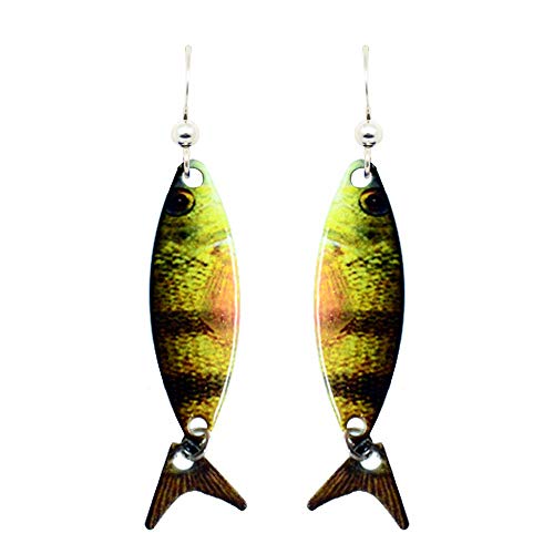Perch Earrings by d'ears Non-Tarnish Sterling Silver French Hook Ear Wire