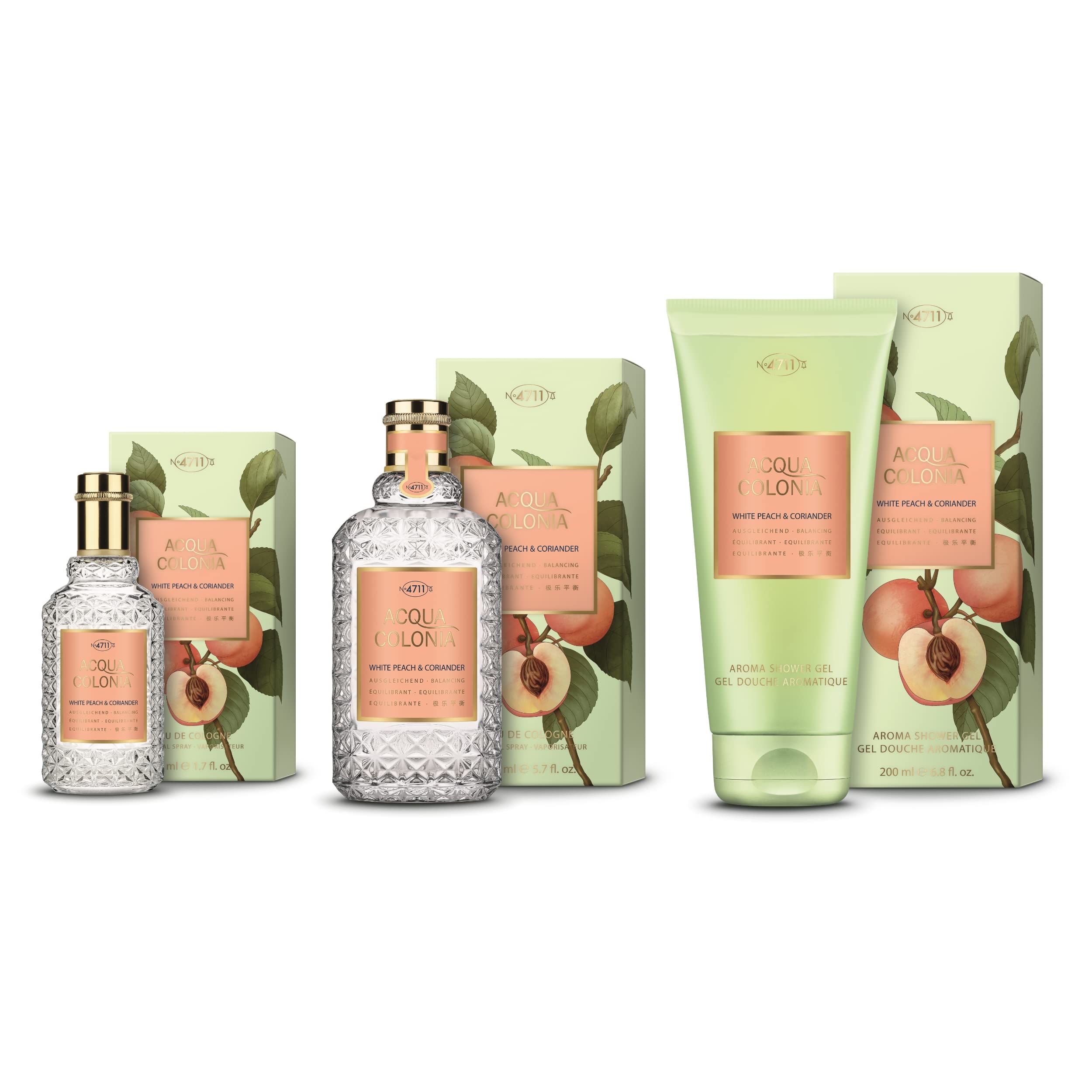 Maurer & Wirtz 4711 Acqua Colonia - White Peach and Coriander by Muelhens for Unisex - 5.7 oz EDC Spray