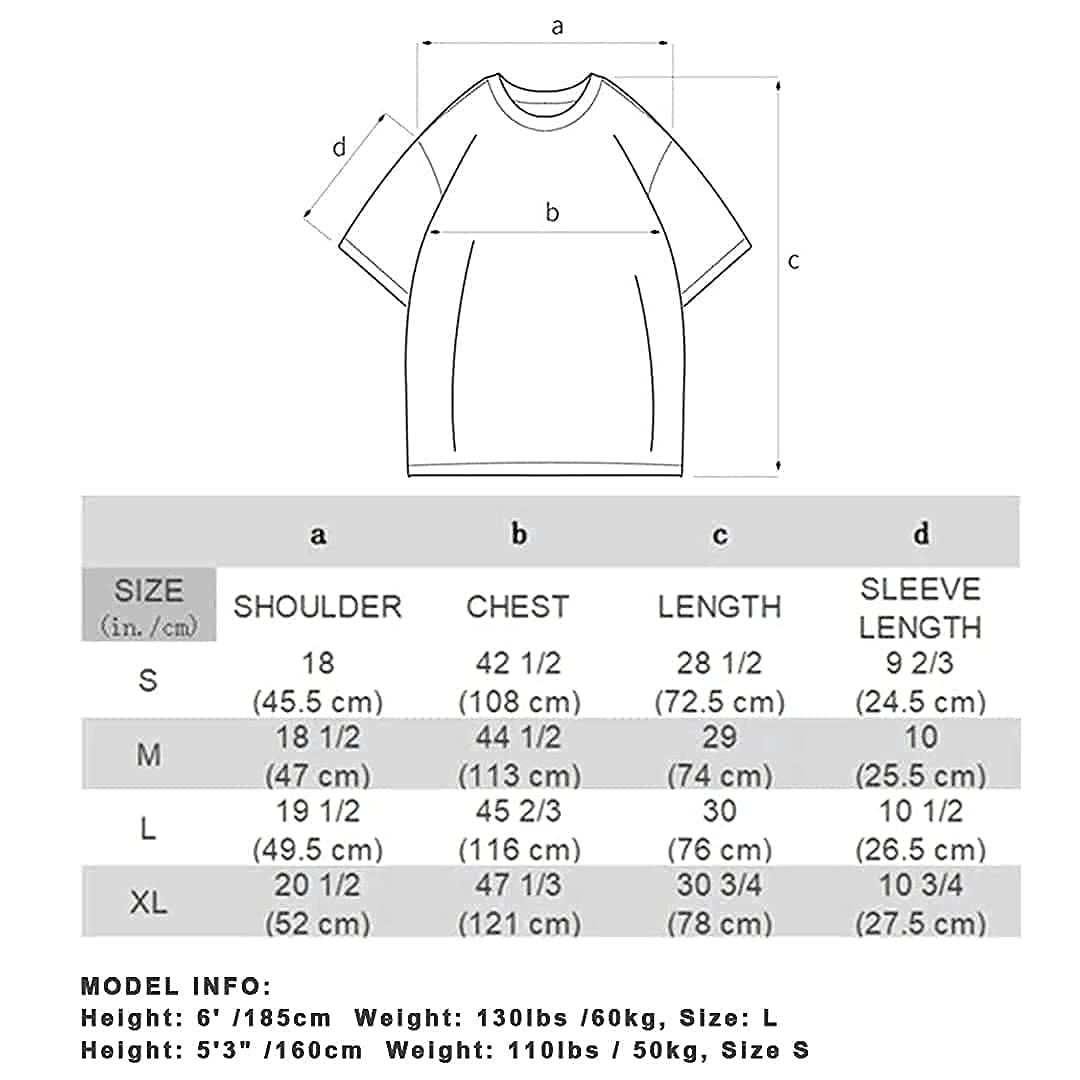 Aelfric Eden Mens Oversized Graphic Tee Summer Unisex Hipster Printed Casual Harajuku Top Tshirt A-white