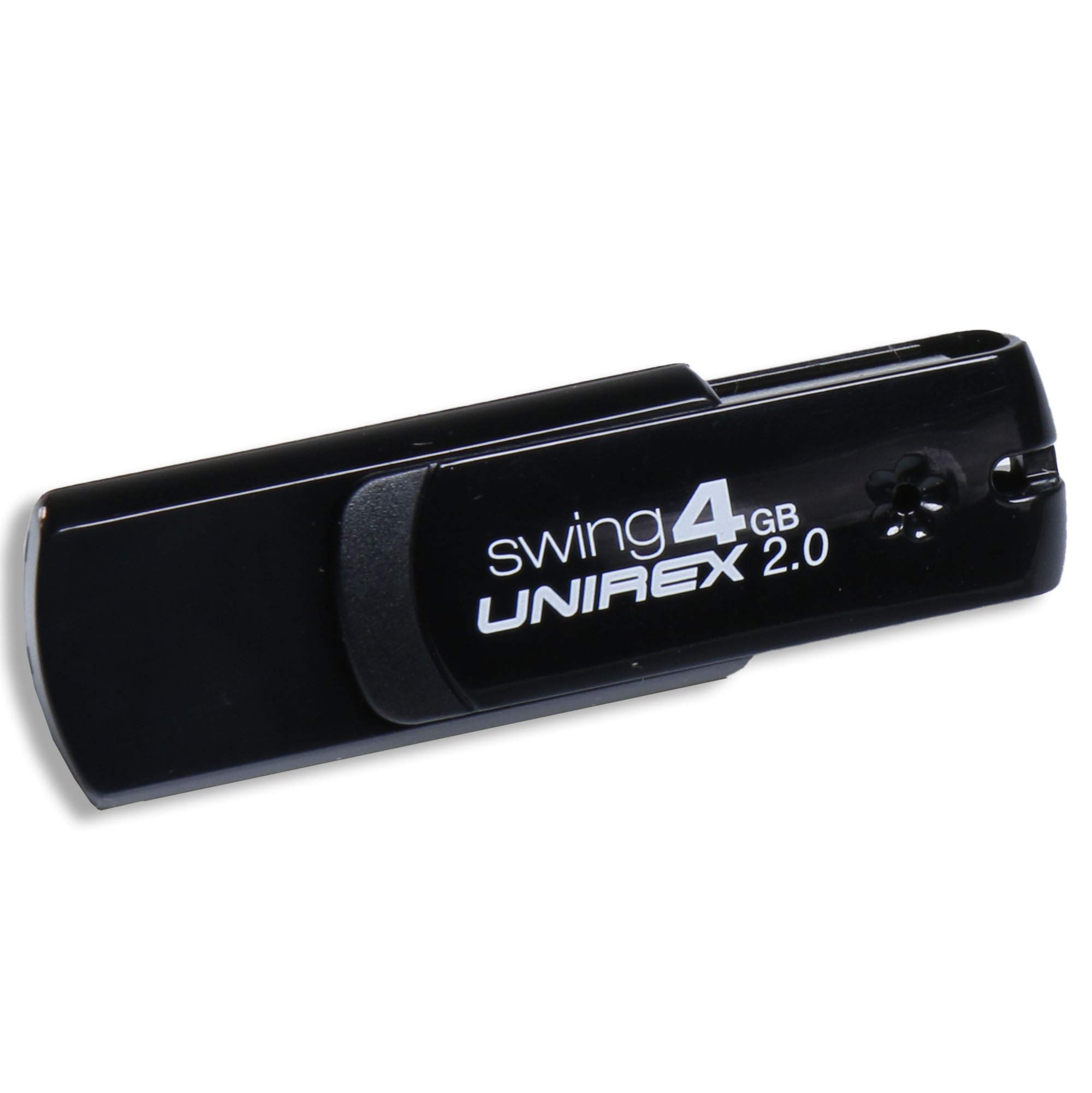 Unirex USFW-204S USB 2.0 Flash Drive, Swing, 4GB