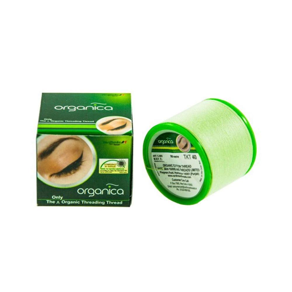 ORGANICA 40 Spool x 300m Organica Organic Cotton Eyebrow Threading Thread - India