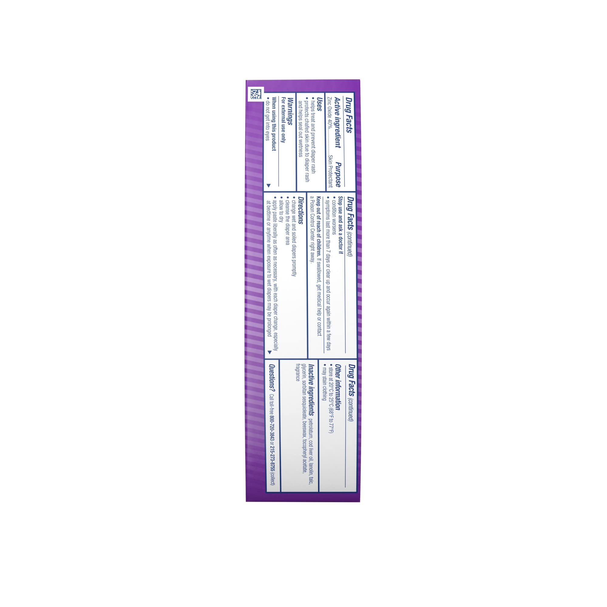 DESITIN Maximum Strength Diaper Rash Paste 4 oz (Pack of 4)
