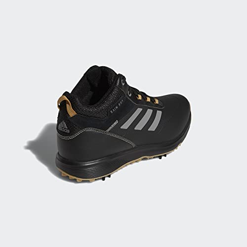 adidas Men's S2G Spikeless Mid-Cut Golf Shoes, Core Black/Grey Four/Mesa, 10.5