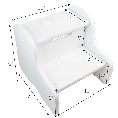 Personalized Girl Tribal Arrows White Two Step Stool
