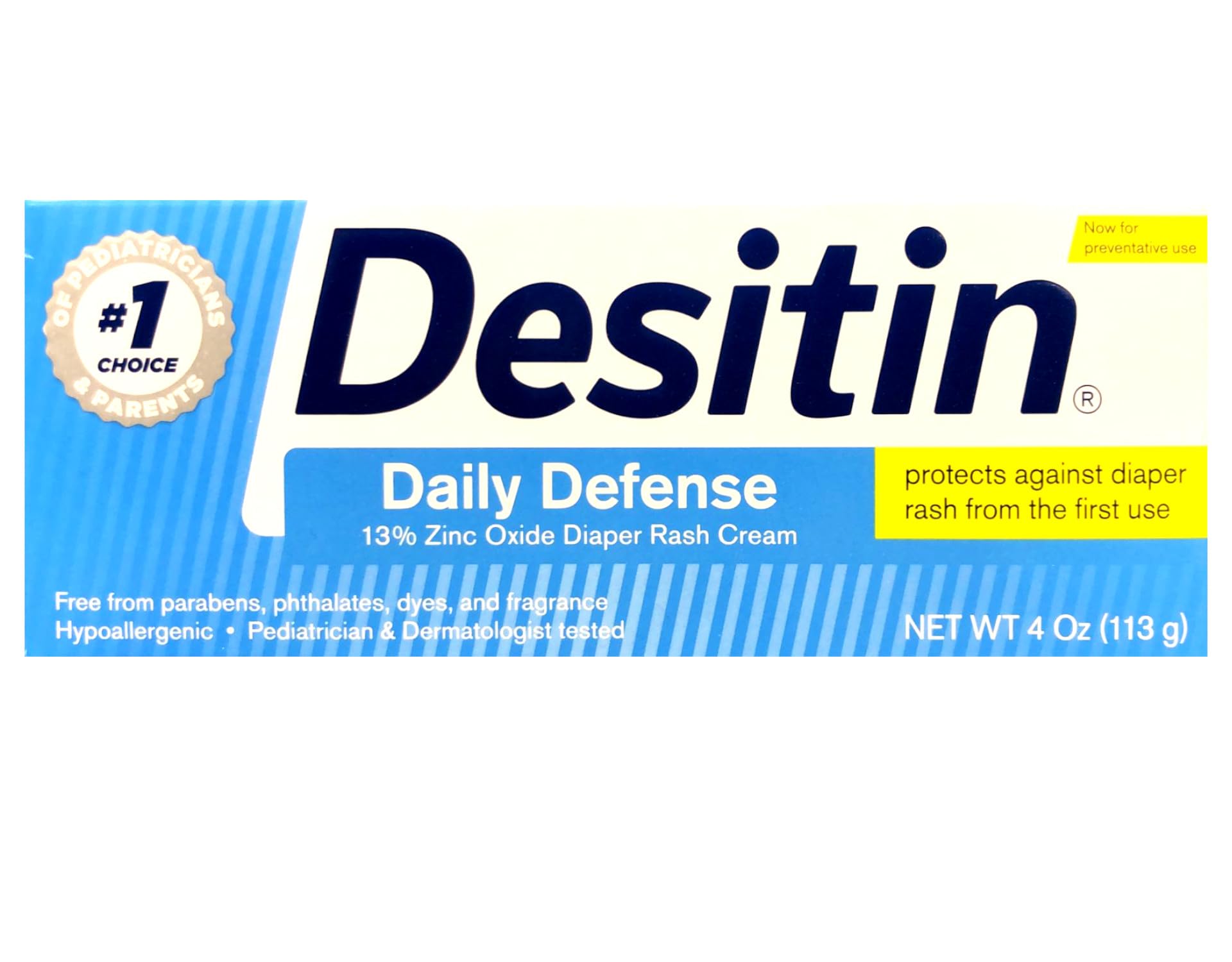 Desitin Rapid Relief Creamy Ointment, 4-Ounce Tube (Pack of 2)