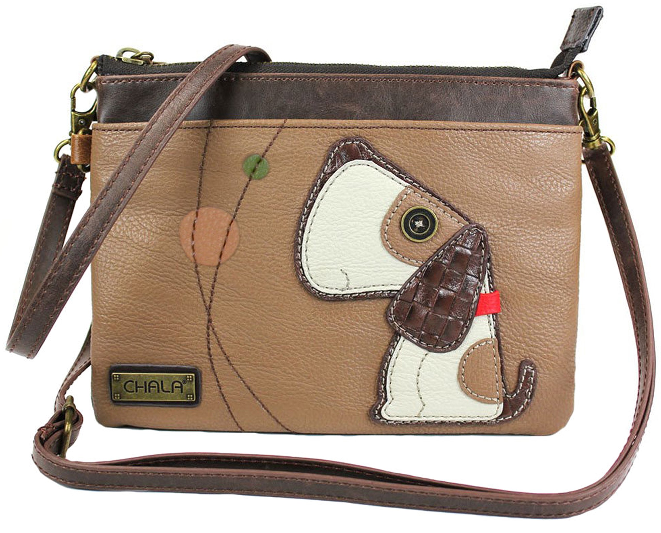 Chala Toffy Dog Mini Crossbody Handbag with Convertible Strap
