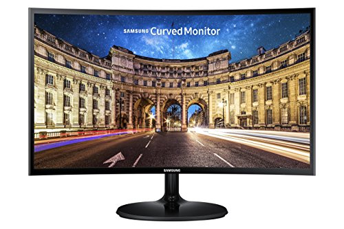 Samsung CF390 (LC24F390FHNXZA) 24-inch LED Curved FHD 4ms FreeSync Monitor Black (Renewed)