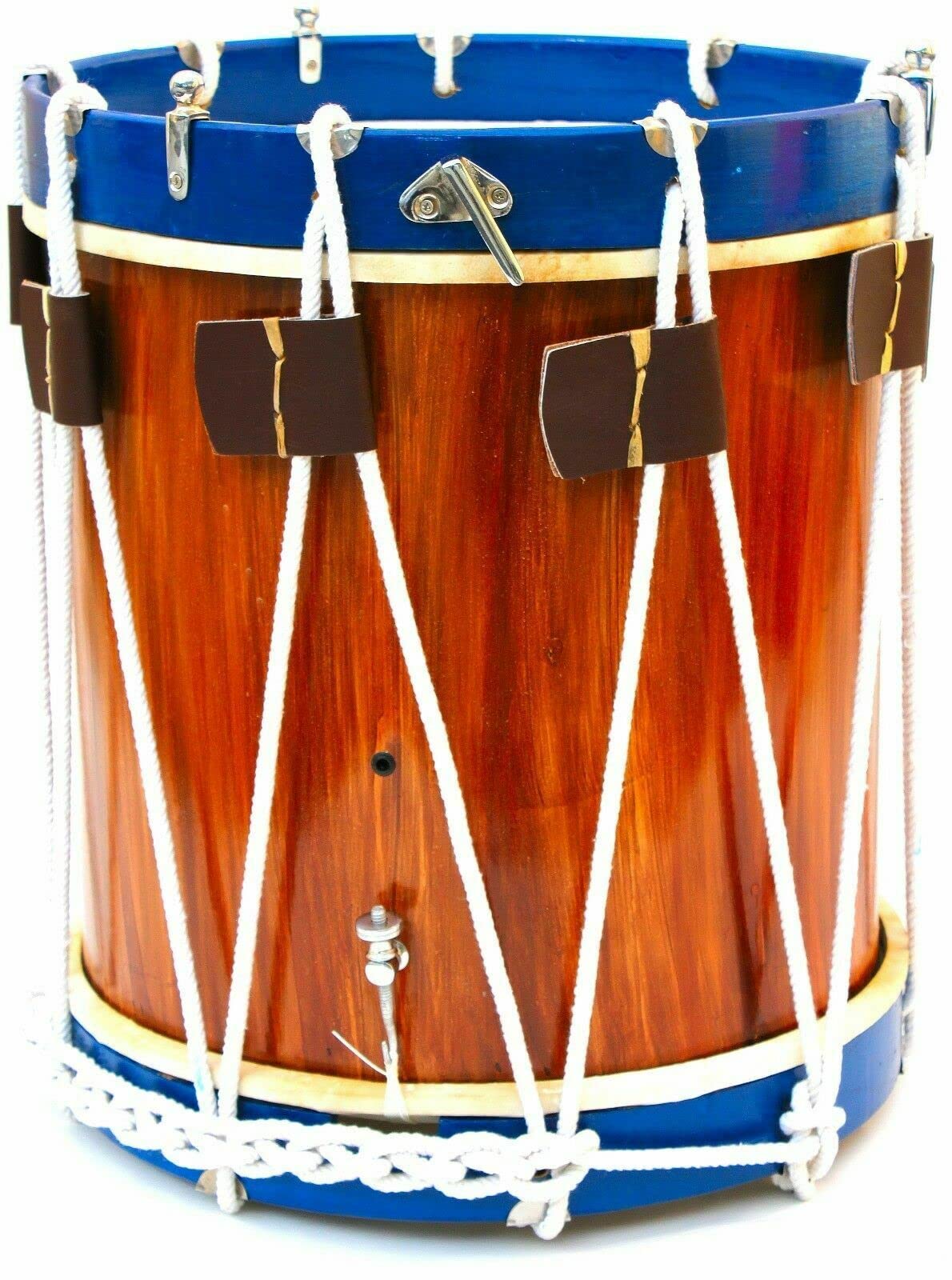 CIVIL WAR DRUM COLONIAL MARCHING REVOLUTIONARY MEDIEVAL Renaissance 14" x 17" INCH SNARE BLUE RIM