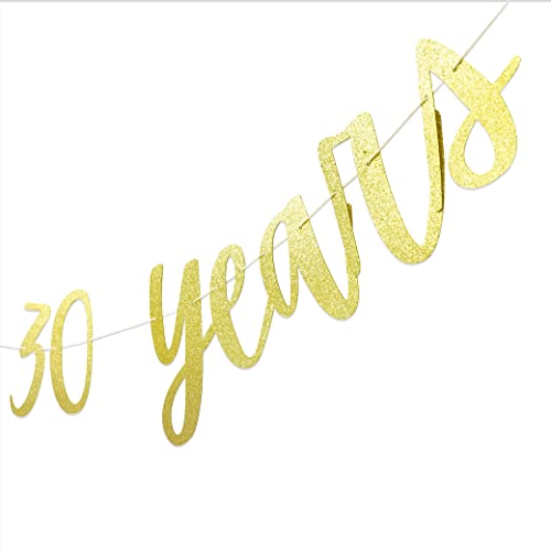Cheers to 30 Years Banner - Happy 30th Birthday Banner,30th Birthday Banner,30th Birthday Banner for Women/men,30 Birthday Party Decorations Banner,Happy 30th Birthday Banner Party Decorations