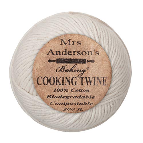 Mrs. Andersonās Baking Cooking Twine, Made in America, All-Natural Cotton, 200-Feet