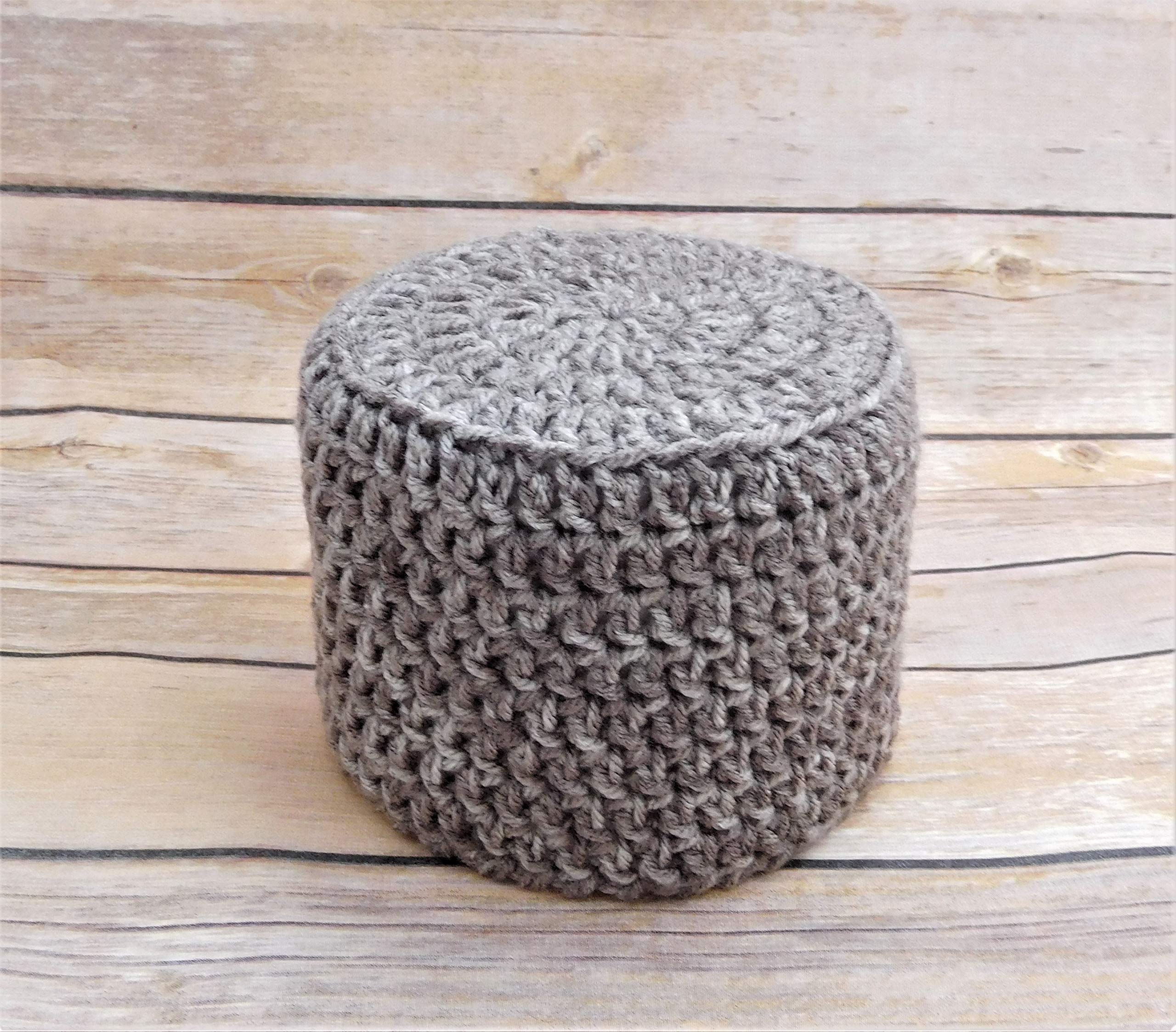 Crochet Toilet Paper Cover, Mega Roll Size - Toilet Paper Cozy - Walnut Stonewashed