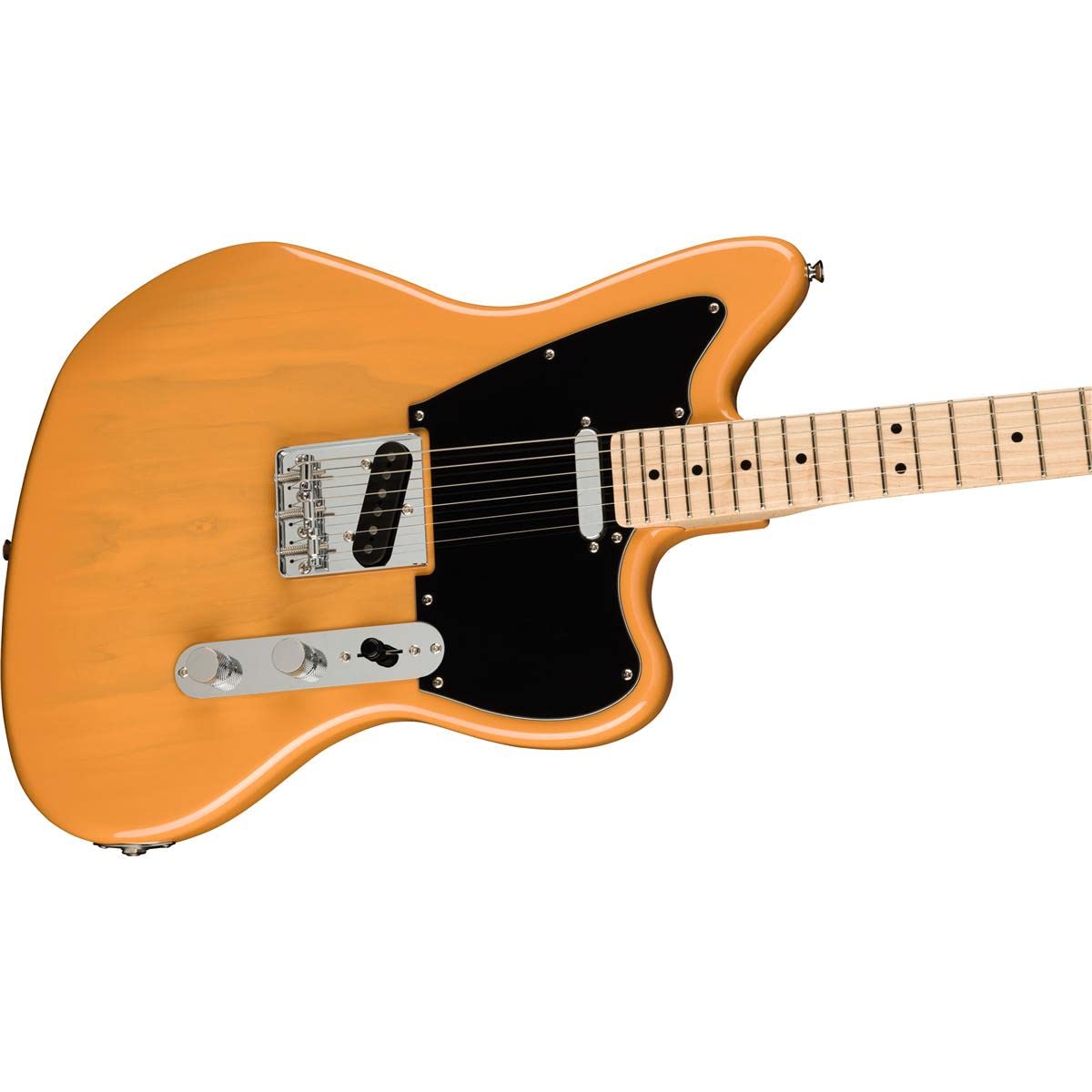 Squier Paranormal Baritone Cabronita Telecaster Electric Guitar, with 2-Year Warranty, Surf Green, Laurel Fingerboard