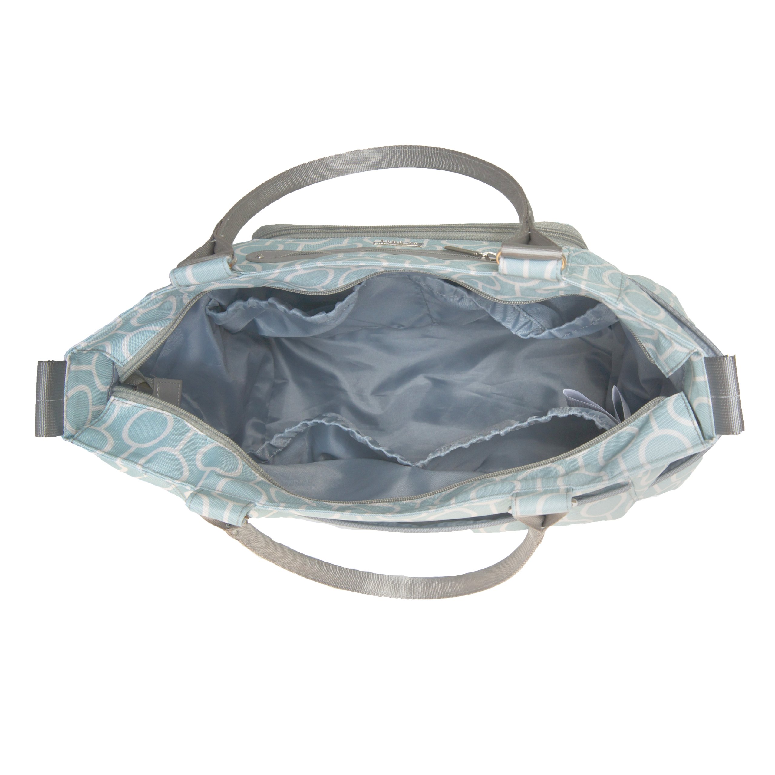 JJ Cole Caprice Diaper Bag, Aqua Radian
