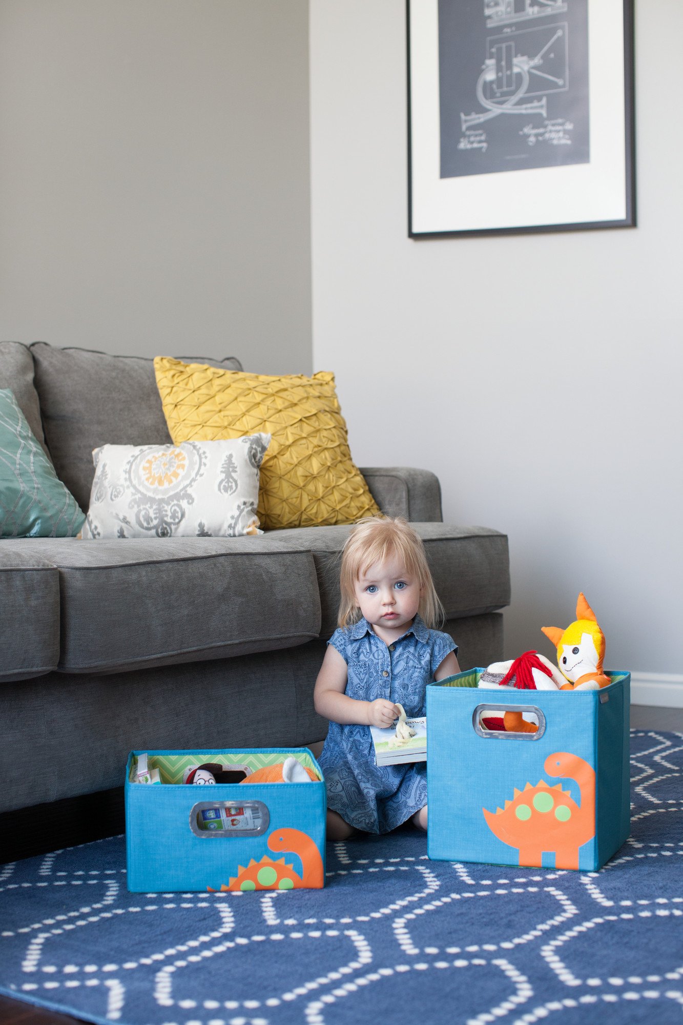 JJ Cole Storage Box, Dino, Short