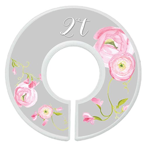 Mumsy Goose Nursery Closet Dividers Baby Girl Clothes Dividers Closet Organizers