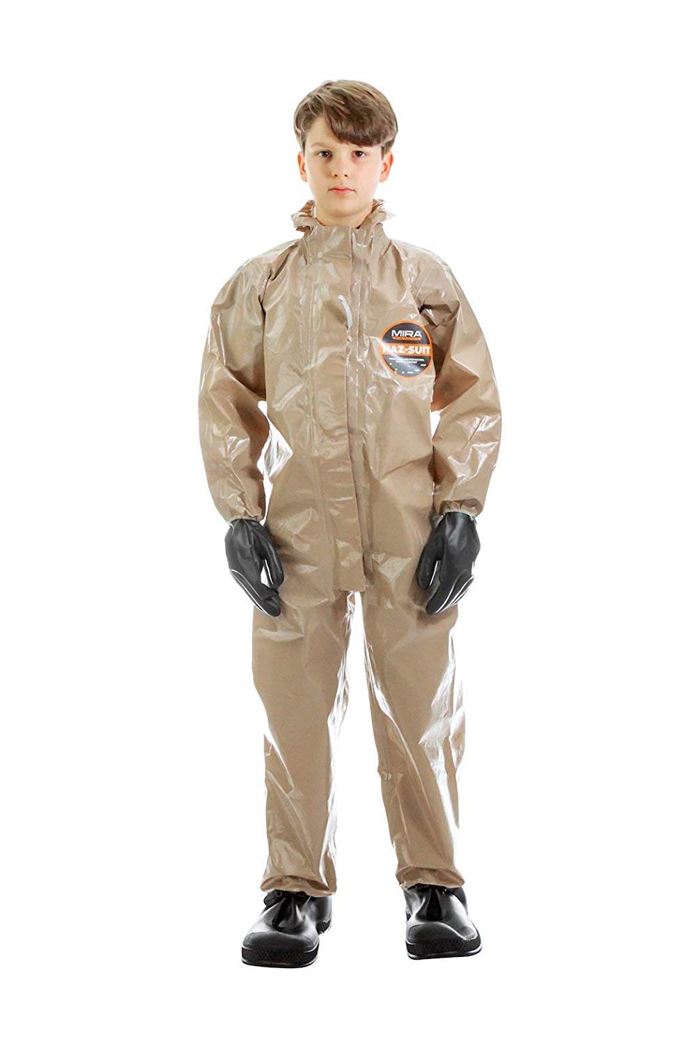 MIRA SAFETY Suit Disposable Protective Coverall with Hood and Elastic Cuff Size (YS)