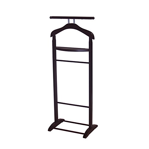Proman Products - VL17014 Knight Valet Sand, 18" x 12" x 43.5", Walnut