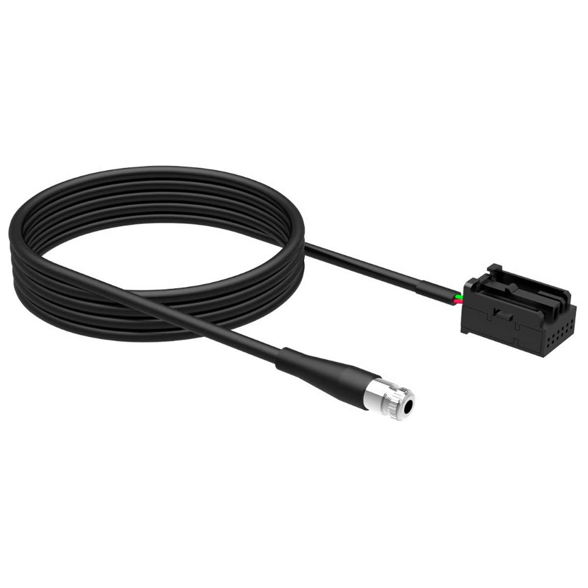 CHELINK in Car Female 3.5mm AUX Input Audio Adapter Cable for B-M-W E39 E53 X5 X5M Z4 E83 E85 E86 X3 Mini Cooper