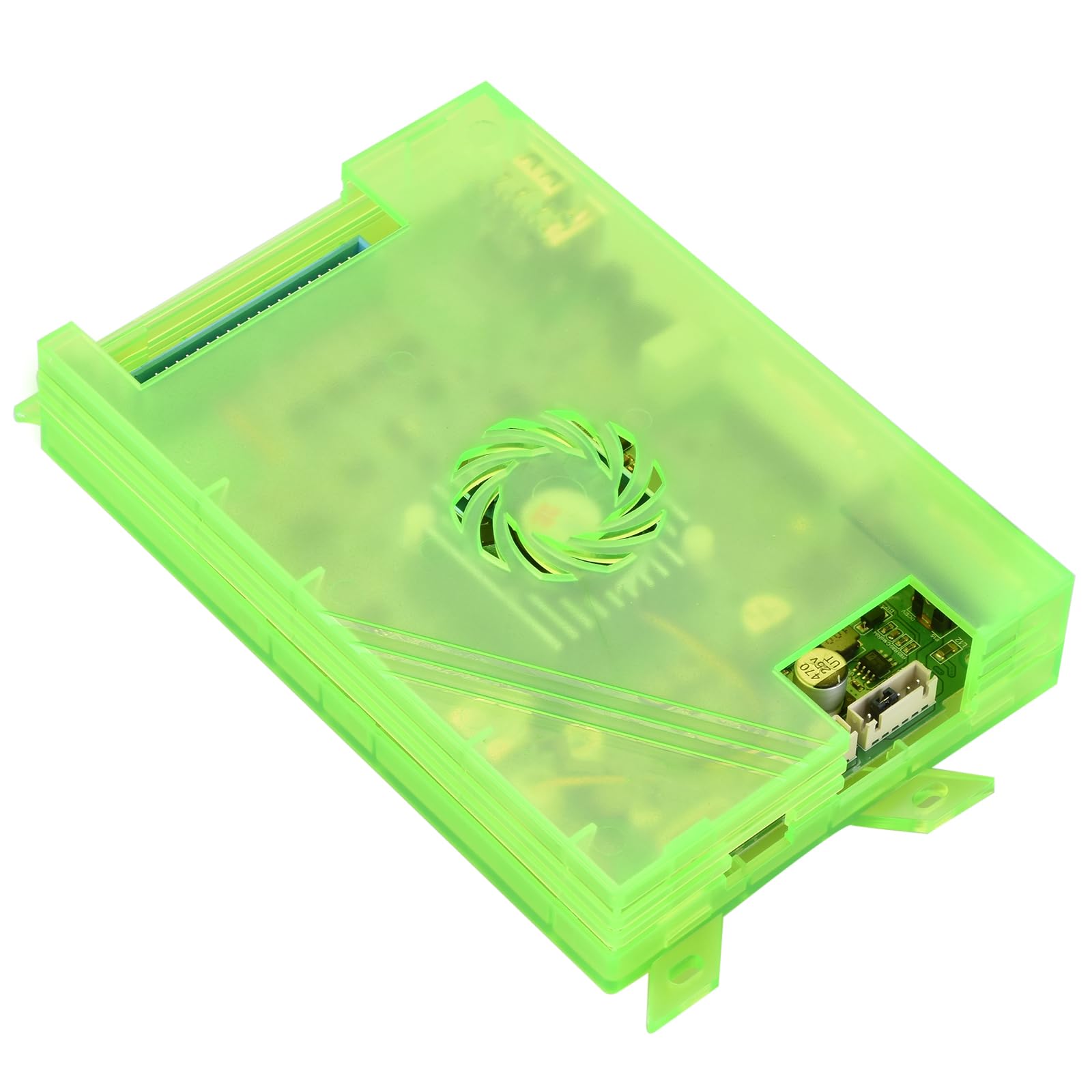 ARCADORA DIY Arcade Console Case Acrylic Panel Video Game Machine Box Replacement Case, Supports 8 Buttons, Home Cabinet 2 Players DIY Joystick Accessories Kit Empty Arcade Box