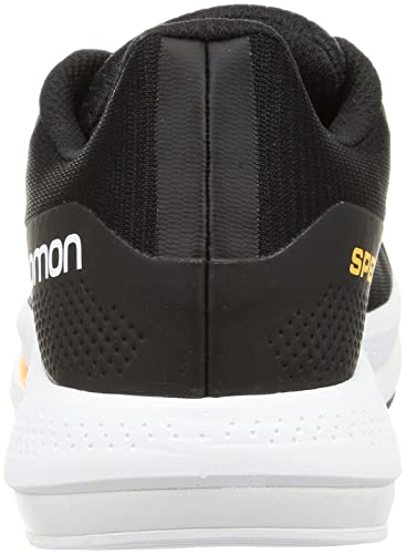 Salomon Spectur Running Shoes - Men's - Black/White/Blazing Orange, US 10.5 M