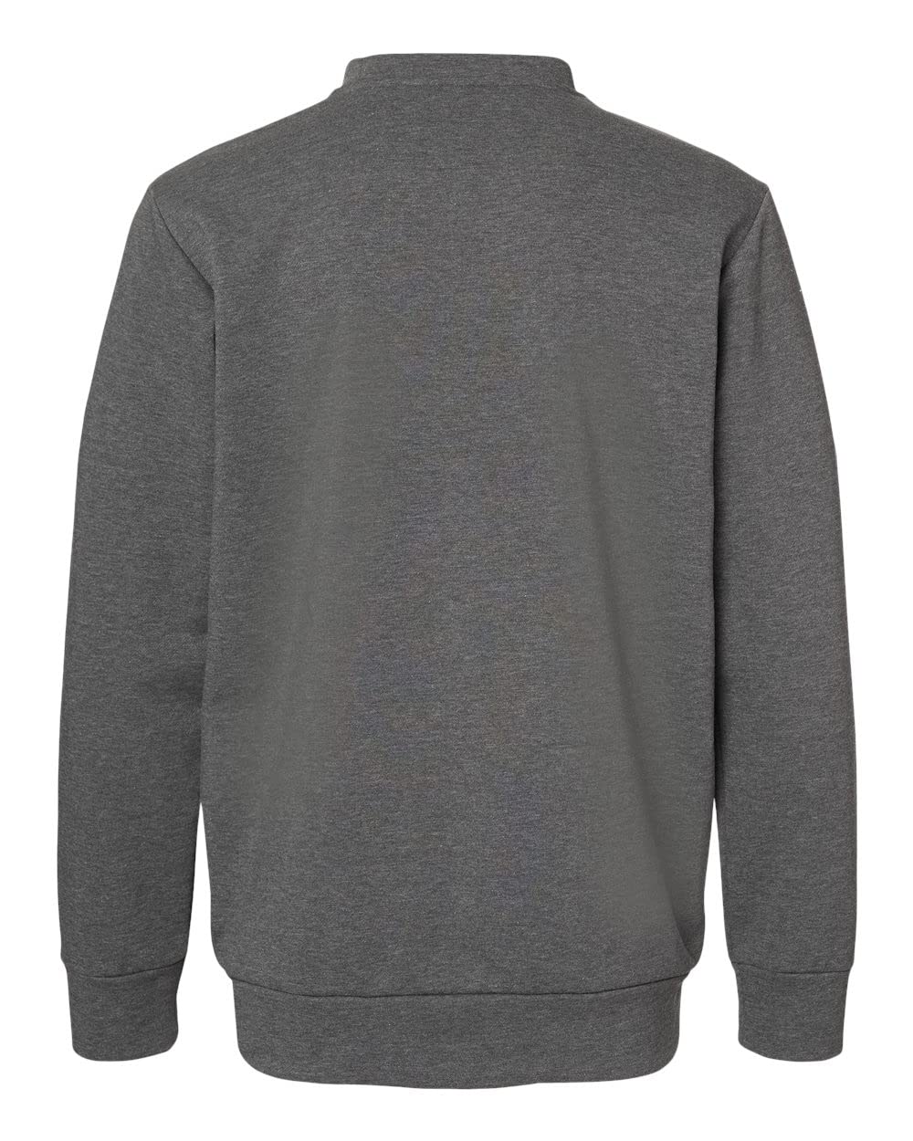adidas Mens Fleece Crewneck Sweatshirt, L, Dark Grey Heather