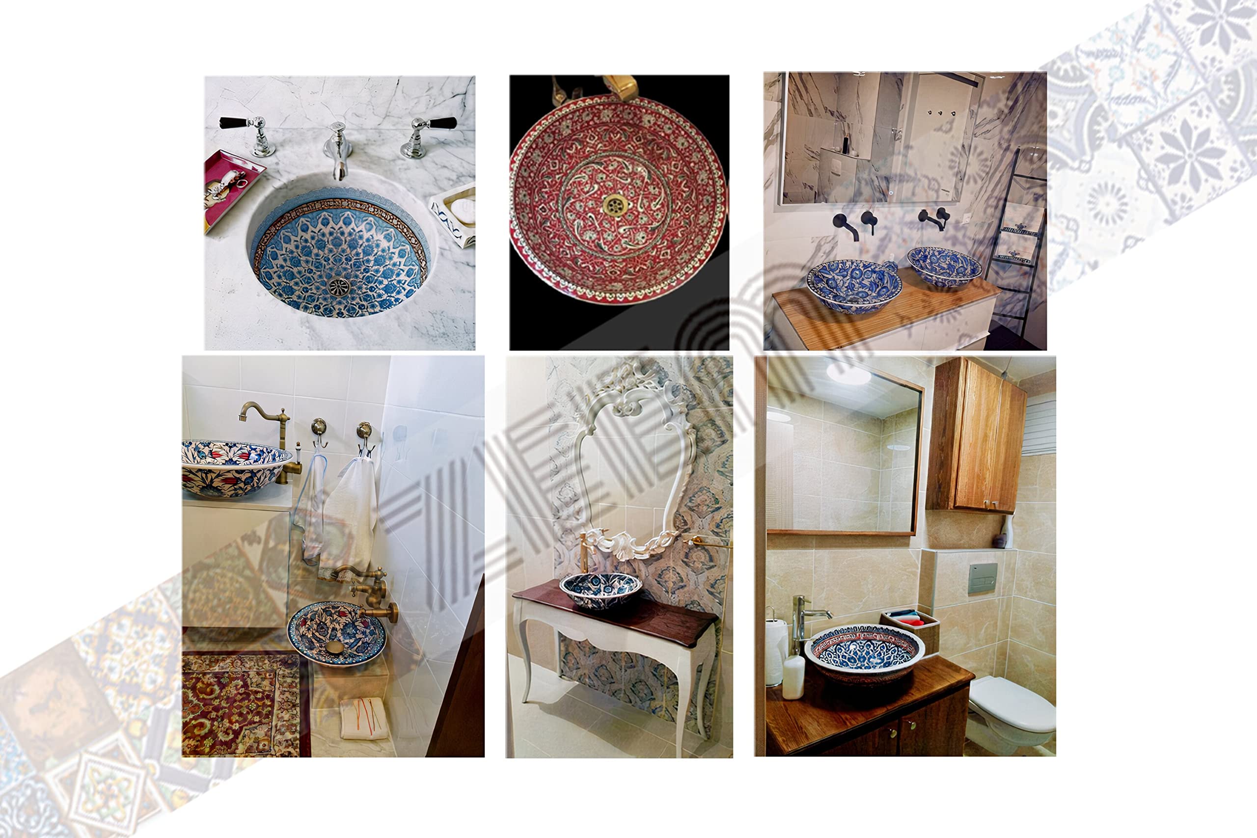 Bathroom Vessel Butterfly Sink, Ceramic Countertop Basin, Sink Bowl, Bath Vanity Sink, Bathroom Remodeling, Lavatory, Kitchen Washbasin