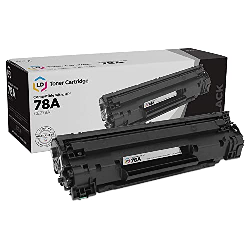 LD Products Compatible Toner Cartridge Printer Replacement for HP 78A CE278A (Black) for in use: HP-78A HP78A Laserjet Pro / Laserjet M1536dnf, M1537dnf, M1538dnf, M1539dnf, P1566, P1606dn