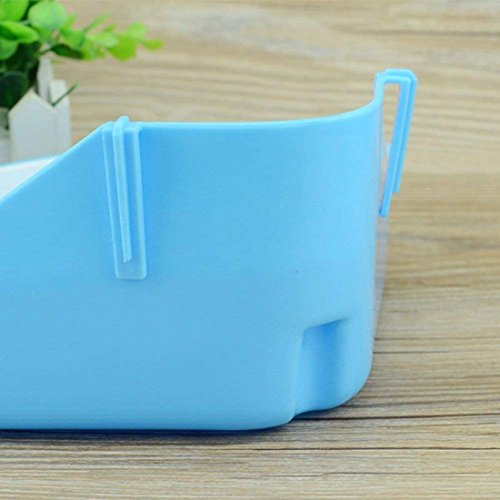 Potty Trainer Corner Litter Box Pet Toilet for Hamster Guinea Pig Ferret Gerbil Chinchilla Small Animals (Blue) by SunshineBio