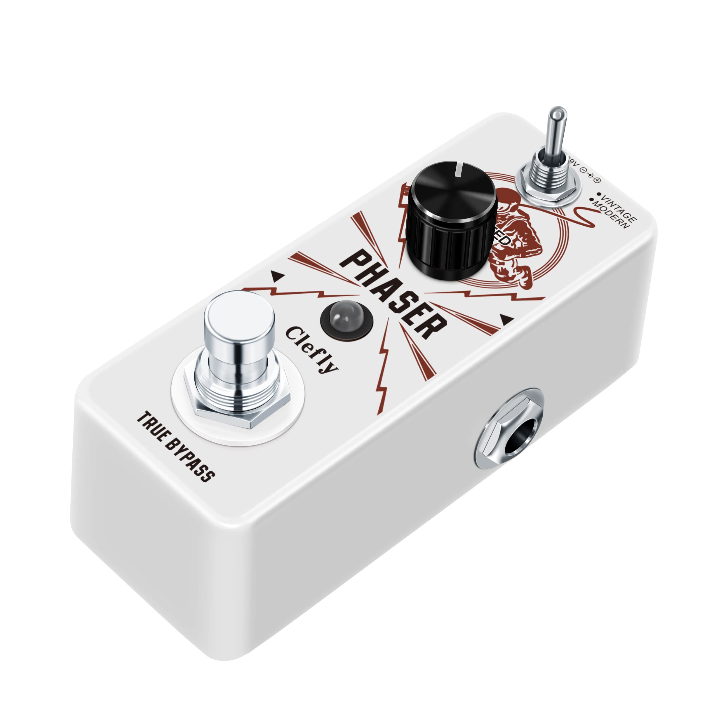 Clefly Guitar Phaser Effect Pedal Analog Phase Effect Pedal For Electric Guitar Bass True Bypass