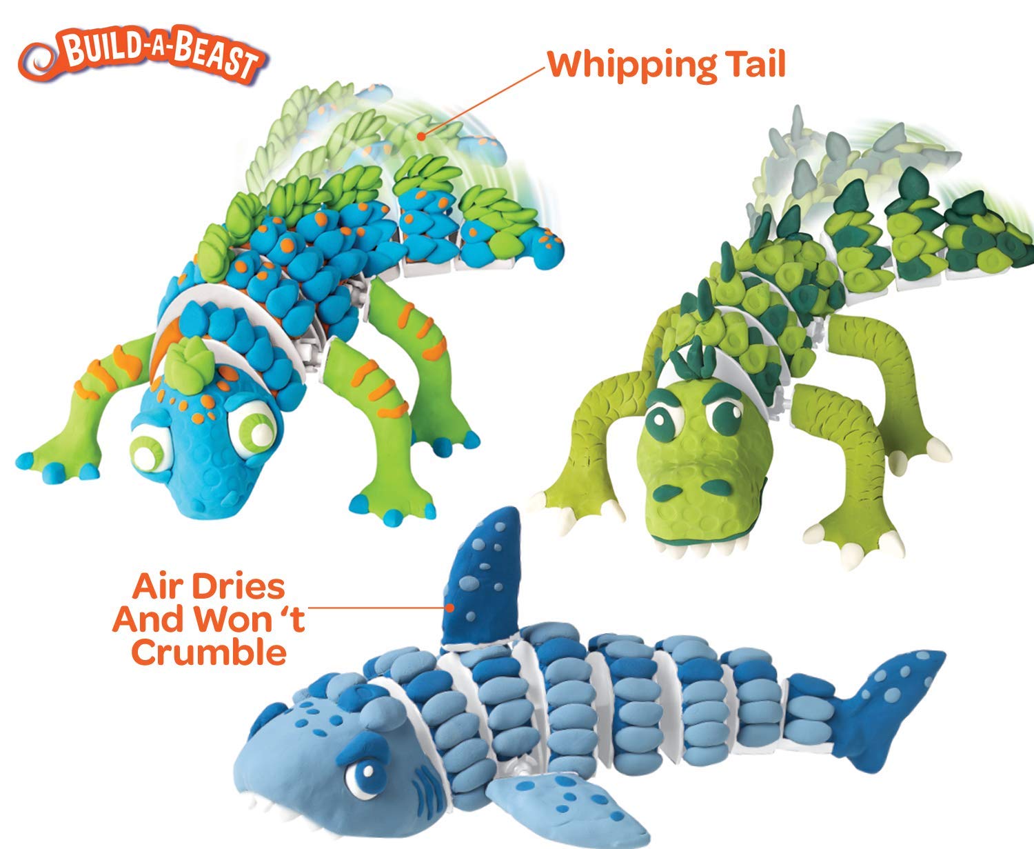 Crayola Build A Beast Bundle, Model Magic Craft Kit, Gift for Kids, 5, 6, 7, 8 [Amazon Exclusive]