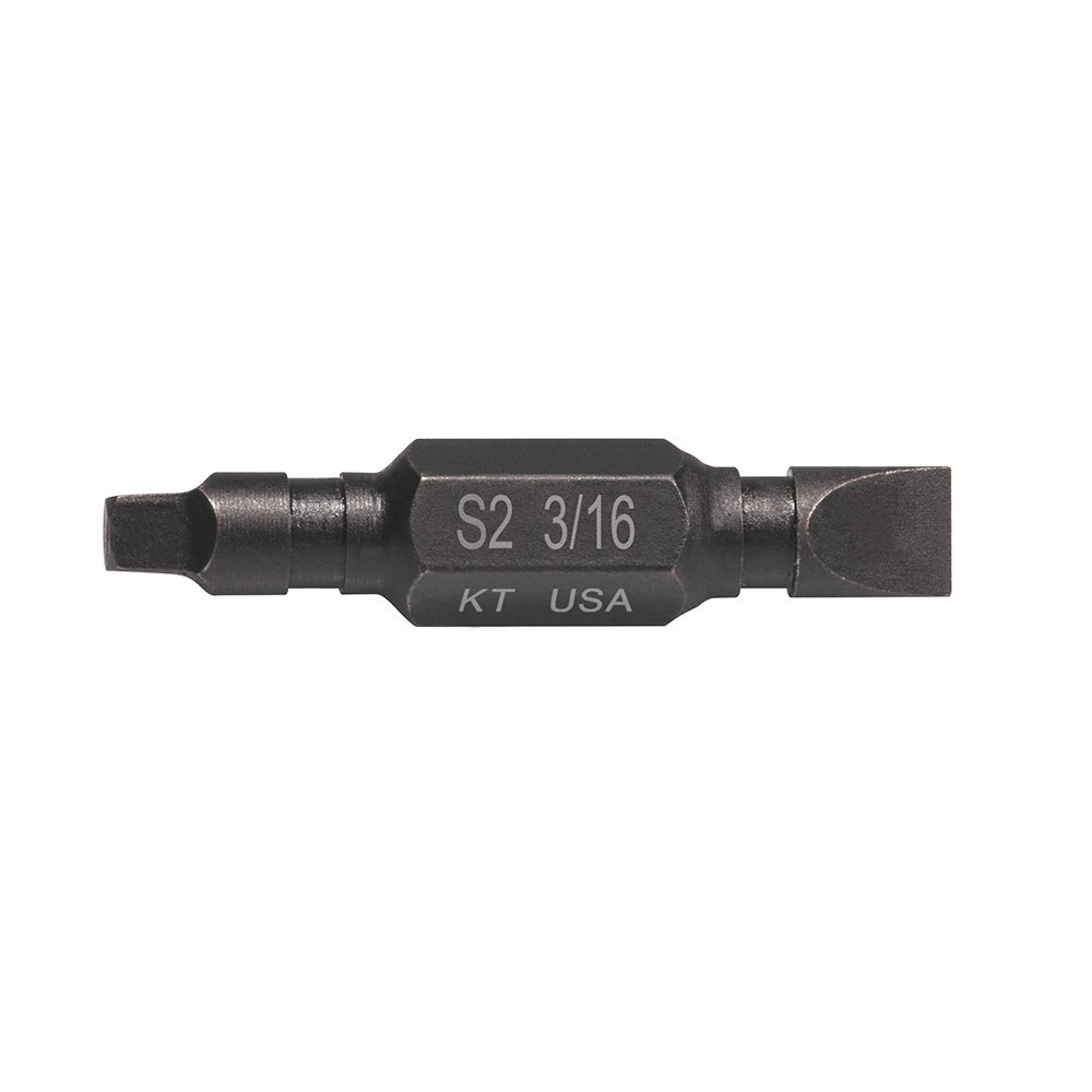 Klein Tools 32744 Replacement Bits SQ2/SL316 - 1/4 inch Hex, Pack of 3