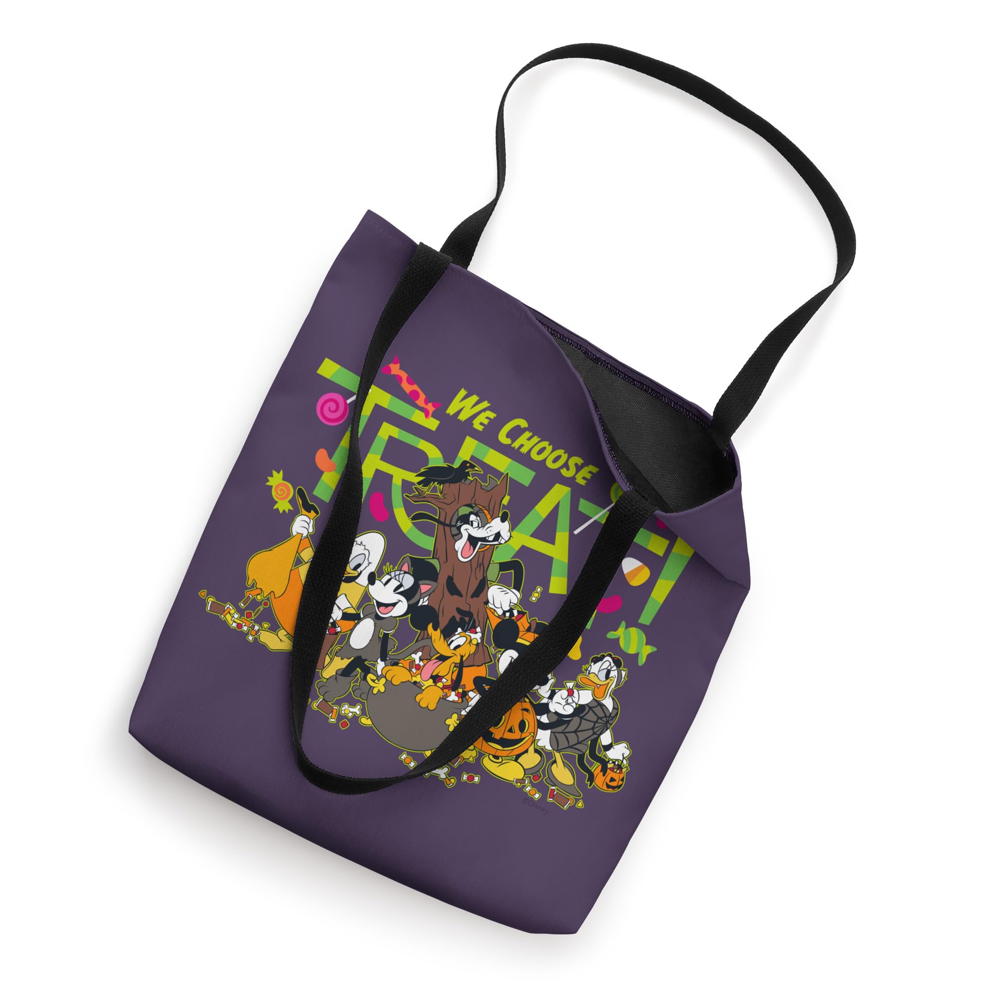 Disney Mickey and Friends We Choose Treat Halloween Tote Bag