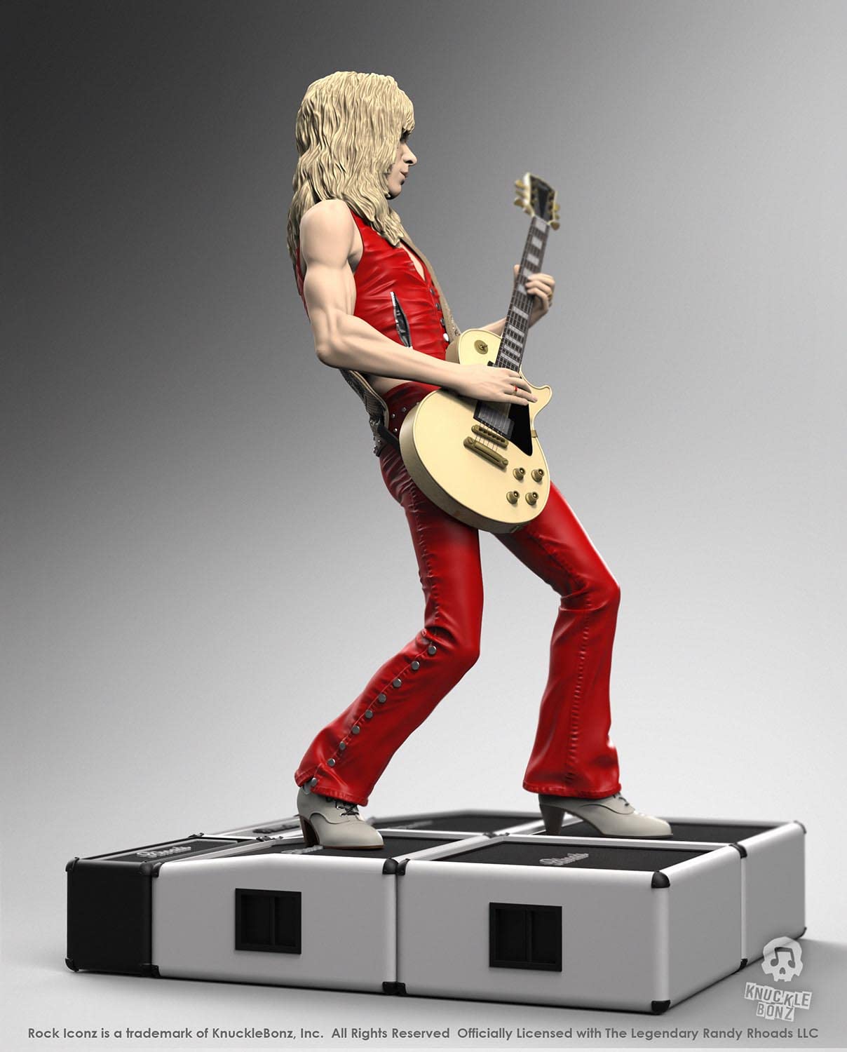Knucklebonz - Randy Rhoads III Limited Edition Collectible Statue (only 3000 Created) - Rock Iconz, Officially Licensed, Includes CoA