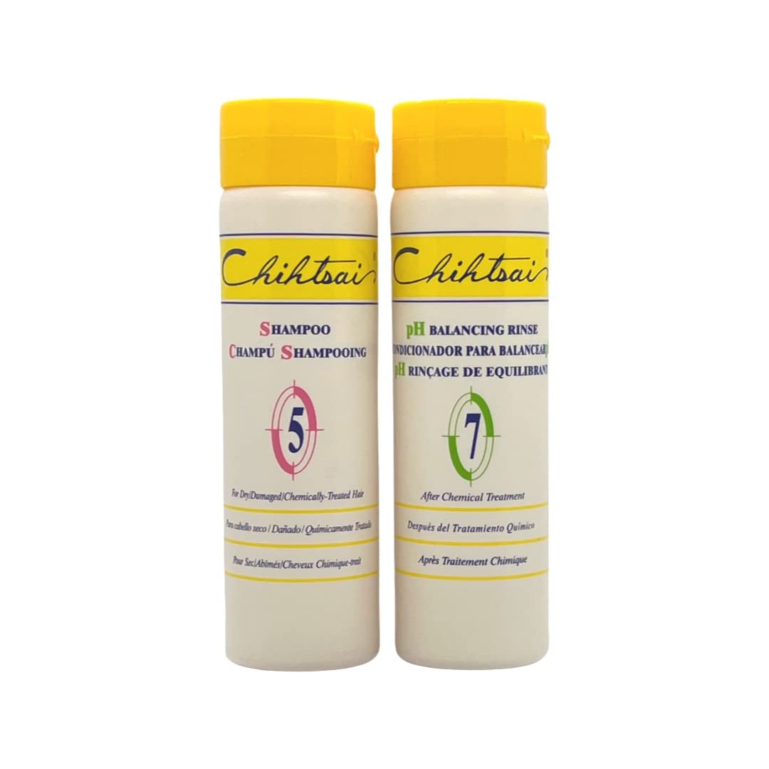 Chihtsai No 5 Shampoo and No 7 PH Balancing Rinse Conditioner Set (8.3 oz)
