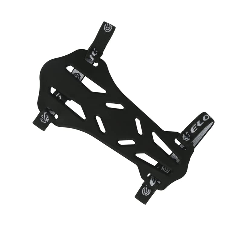 Archery Forearm Guard Rubber Youth Armguard Adjustable,Arm Guards and Bow String Finger Savers Set,Black