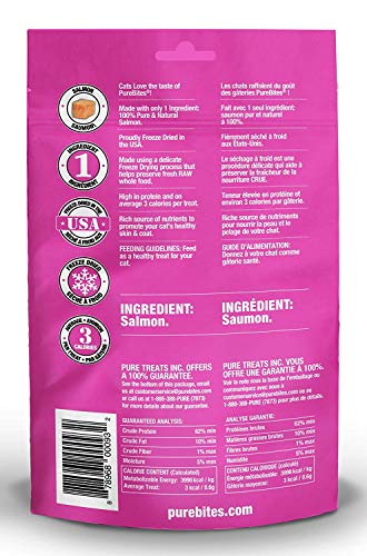 PureBites Salmon Freeze-Dried Treats for Cats