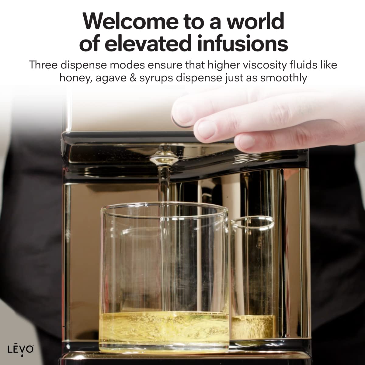LEVO Lux - Premium Herbal Oil Infusion Machine - Botanical Extractor - Herb Dryer, Decarboxylator, & Oil Infuser - Gourmet Edible Infusion Maker - For Infused Gummies, Brownies & More - Silver