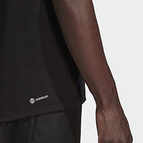adidas Men's Designed 2 Move Logo Tee, Black, Large