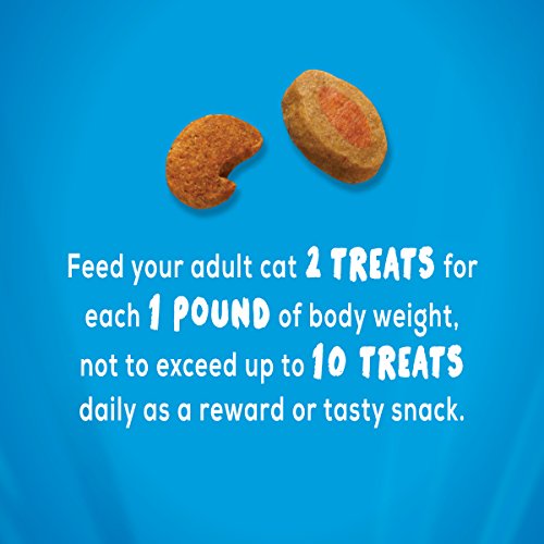 Purina Friskies Made in USA Facilities Cat Treats, Party Mix Lobster & Mac 'N' Cheese Flavors - (6) 6 Oz. Pouches