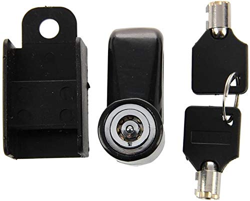 Aeromdale Motorbike Bicycle Bike Cycling Disk Brake Wheel Lock Biker Security Black 2 Keys