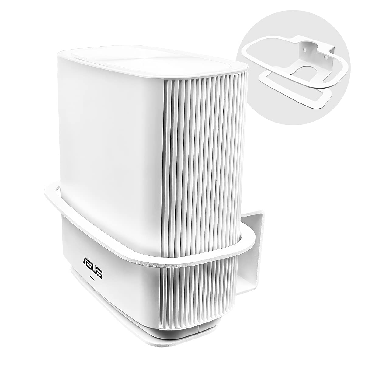 ASUS ZenWiFi AX6600 Wall Mount Holder,Made Sturdy Metal Wall Mount Stand,Compatible with ASUS ZenWiFi AX Whole-Home Tri-Band Mesh WiFi 6 System (1-PCS)