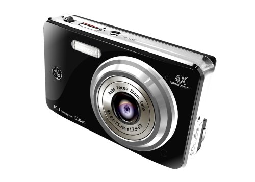 GE E1040 10MP Digital Camera with 4x Optical Zoom (Black)