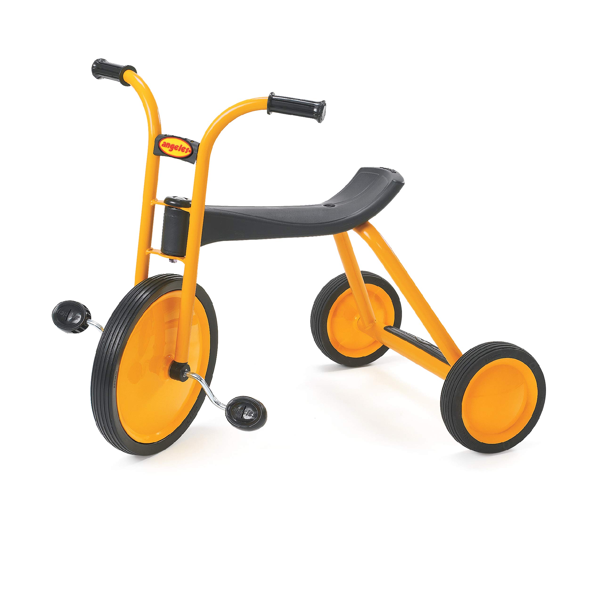 Children’s Factory MyRider Maxi 16" Toddler Tricycle, Adjustable Kids Tricycle with Rubber Wheels, Yellow/Black