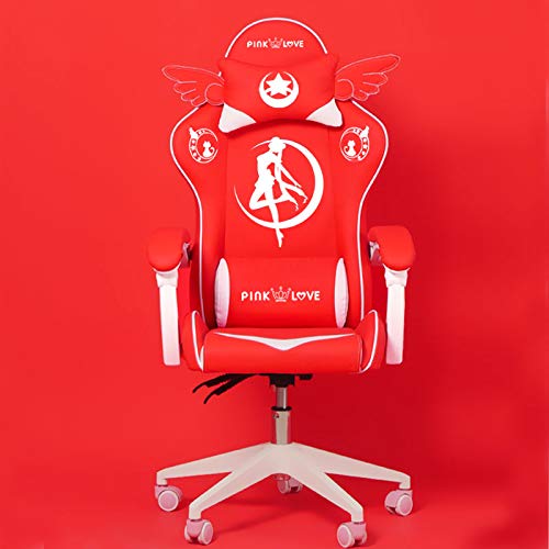 Lovely pink gaming chair silla game girl chair