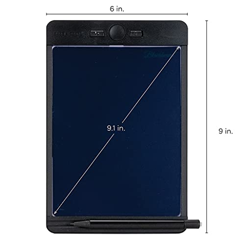 Boogie Board Blackboard Smart Authentic Notebook Note Size – Includes Blackboard Smart Pen Stylus, Note-Size (5.5”x 7.25”) Reusable Notebook & Smart Template