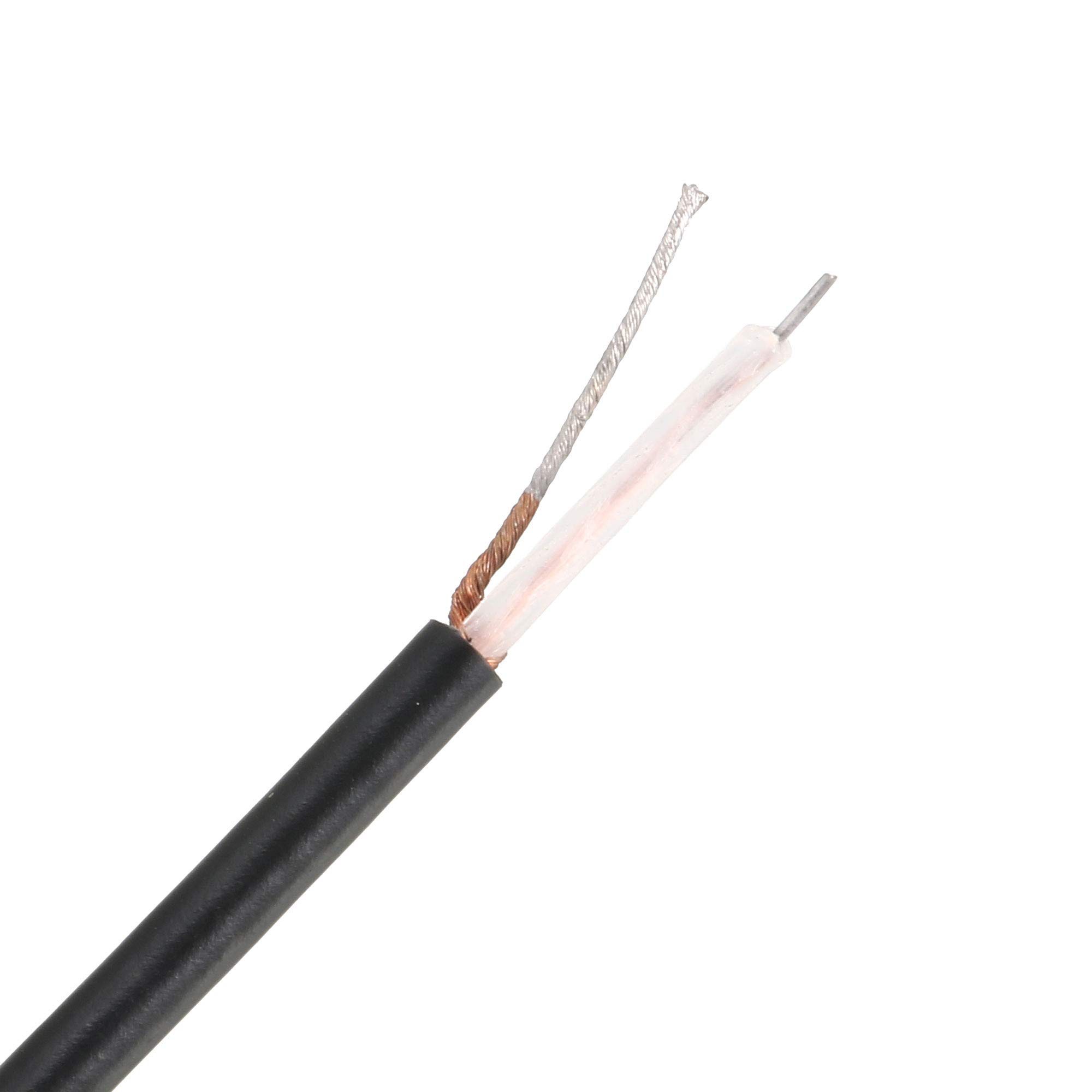 uxcell 5Pcs 19cm 1 Male BNC Video Coaxial Extension Connector Cable for Video Camera CCTV